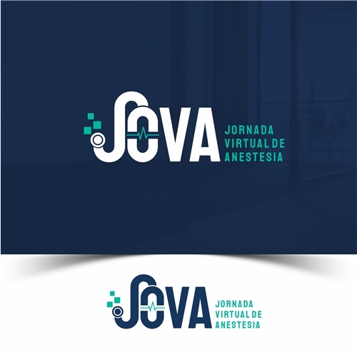 Jornada Virtual de Anestesia - JOVA | Criação de Logo Para Saúde