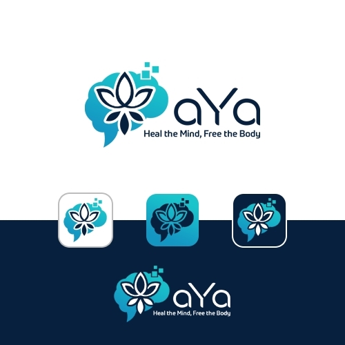 Empresa: Ayamed; Produto: aYa | Criação de Logo + Manual Básico Pa...