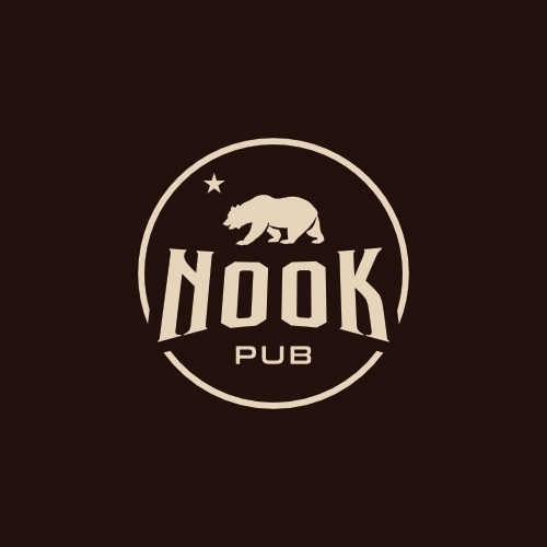 Nook pub | Criação de Logo Para Alimentos & Bebidas
