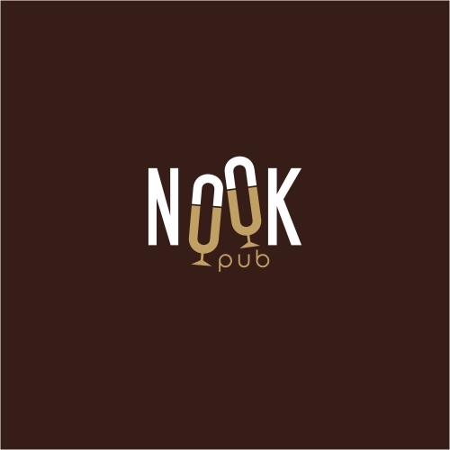 Nook pub | Criação de Logo Para Alimentos & Bebidas