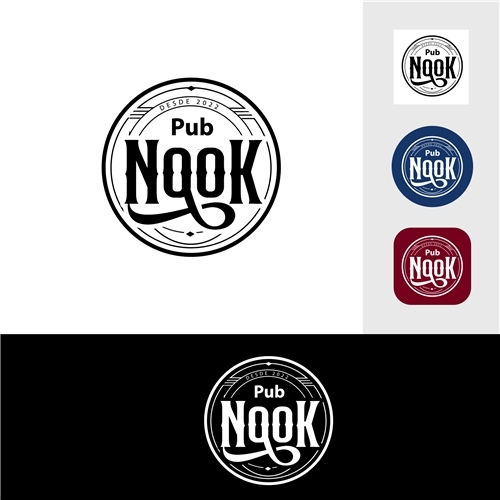 Nook pub | Criação de Logo Para Alimentos & Bebidas