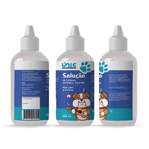 Unic Pharma Vet | Criação de Layout de Rótulo Familia - até 5 layou...