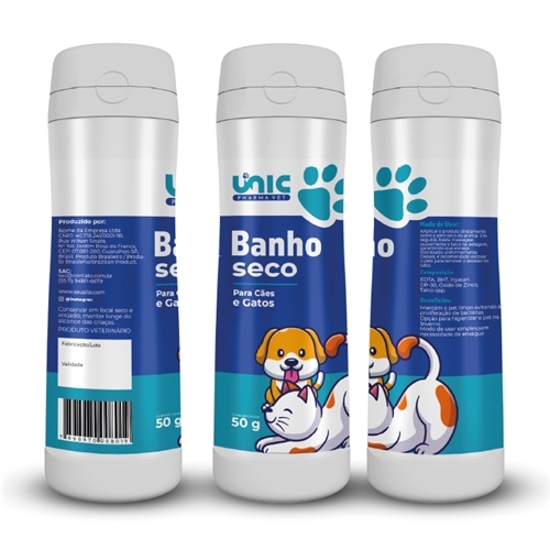 Unic Pharma Vet | Criação de Layout de Rótulo Familia - até 5 layou...