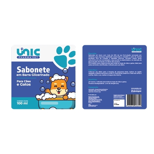 Unic Pharma Vet | Criação de Layout de Rótulo Familia - até 5 layou...