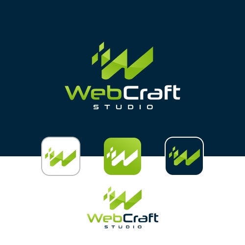 WebCraft Studio | Criação de Logo Para Tecnologia & Ciencias