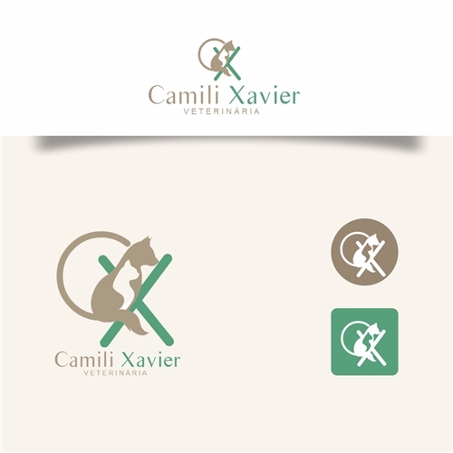 Camili Xavier Veterinária | Criação de Logo e Papelaria (6 itens) P...