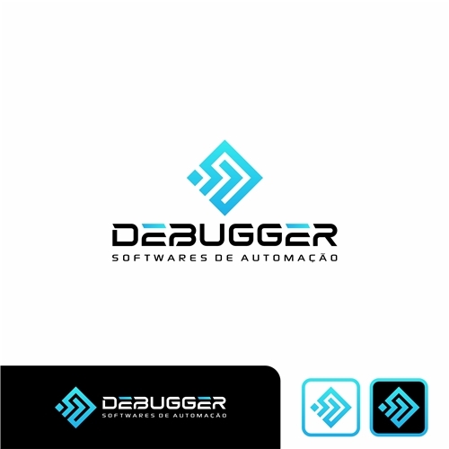 Debugger | Criação de Logo e Papelaria (6 itens) Para Tecnologia