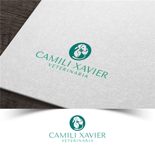 Camili Xavier Veterinária | Criação de Logo e Papelaria (6 itens) P...