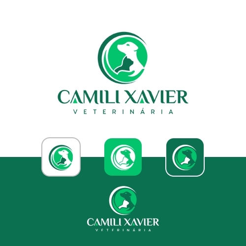 Camili Xavier Veterinária | Criação de Logo e Papelaria (6 itens) P...