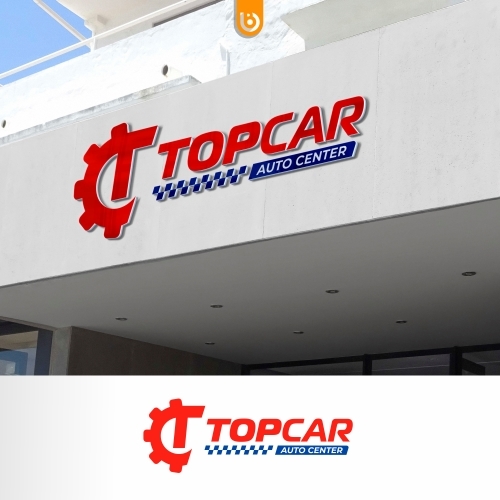 Top car auto center | Criação de Logo Para Automotivo