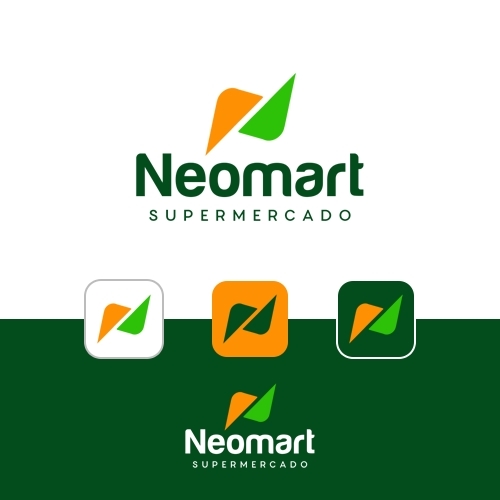 Supermercado Neomart | Criação de Logo Para Alimentos & Bebidas