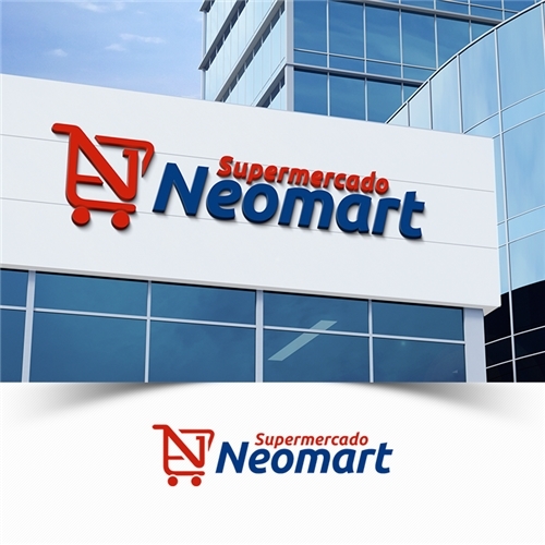 Supermercado Neomart | Criação de Logo Para Alimentos & Bebidas