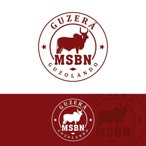 Guzerá MSBN | Criação de Logo Para Animais
