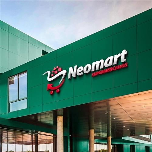 Supermercado Neomart | Criação de Logo Para Alimentos & Bebidas