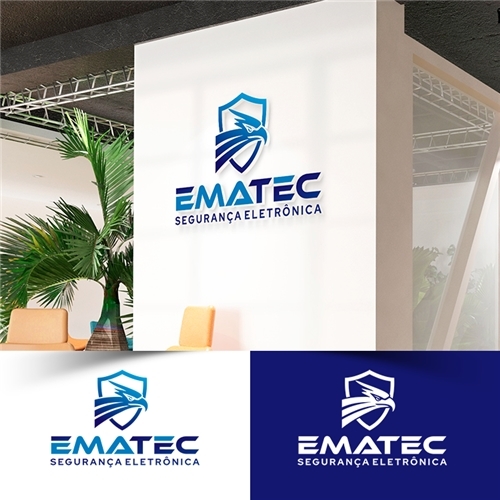 Ematec Segurança Eletrônica | Criação de Logo e Papelaria (6 itens)...