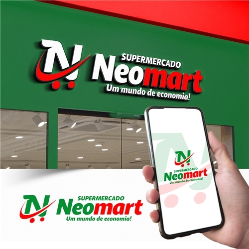 Supermercado Neomart | Criação de Logo Para Alimentos & Bebidas
