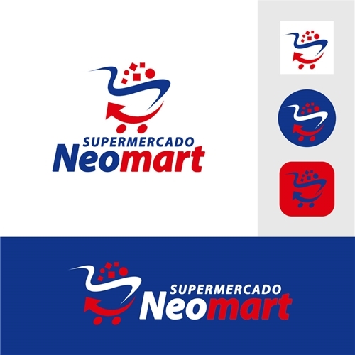 Supermercado Neomart | Criação de Logo Para Alimentos & Bebidas
