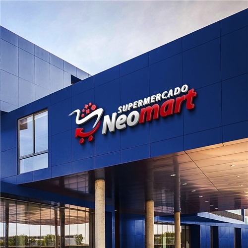 Supermercado Neomart | Criação de Logo Para Alimentos & Bebidas