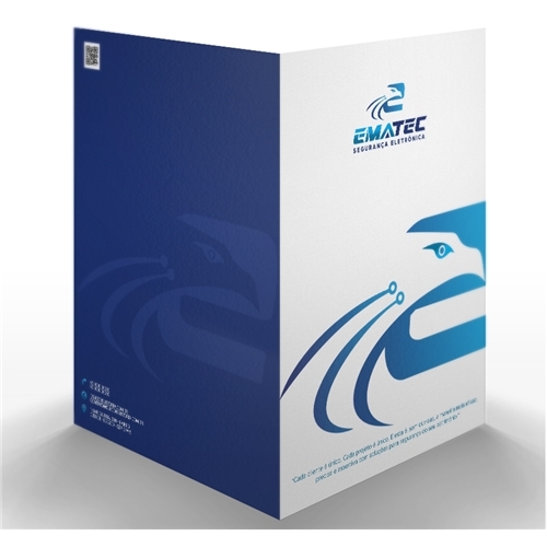 Ematec Segurança Eletrônica | Criação de Logo e Papelaria (6 itens)...