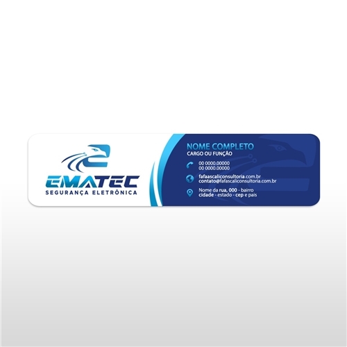 Ematec Segurança Eletrônica | Criação de Logo e Papelaria (6 itens)...