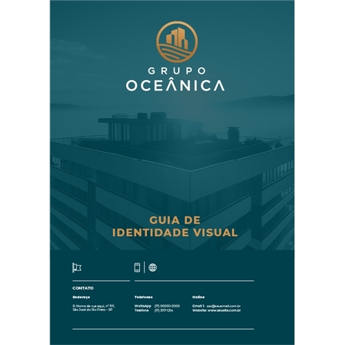 Grupo Oceânica | Criação de Manual da Marca Para Construção & Engen...
