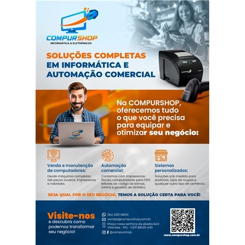 COMPURSHOP - Informatica e Eletronicos | Criação de Panfleto Para C...