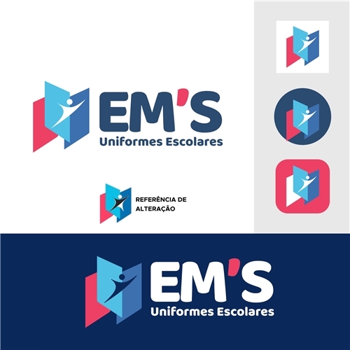 Em´s Uniformes Escolares | Criação de Logo Para Roupas, Jóias & ace...