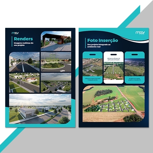 Moov Vídeo | Criação de Folder Para Marketing & Comunicação