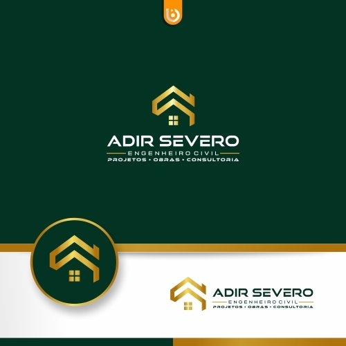 Adir Severo | Criação de Modernizar Logo Para Construção & Engenharia