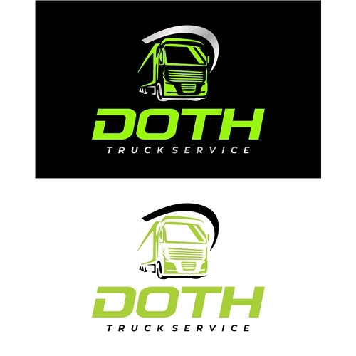 DOTH TRUCK SERVICE LAVAGEM & LUBRIFICAÇÃO | Criação de Logo Para Au...