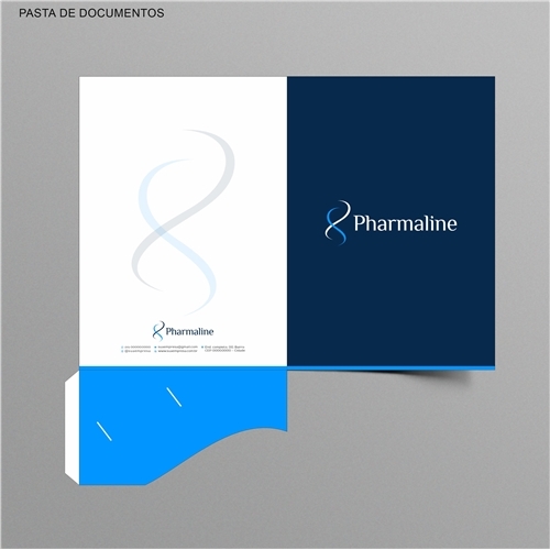 Pharmaline Distribuidora de Medicamentos | Criação de Logo e Papel...
