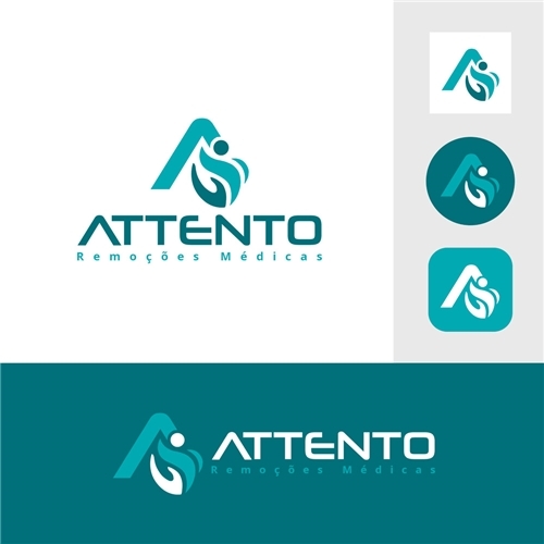 Attento Remoções Médicas | Criação de Logo Para Saúde & Nutrição