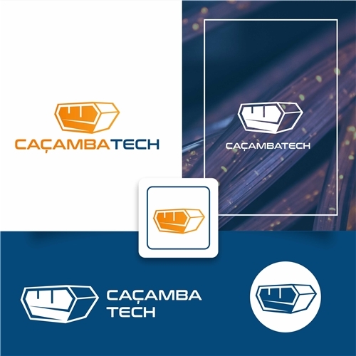 CaçambaTech | Criação de Logo Para Tecnologia & Ciencias