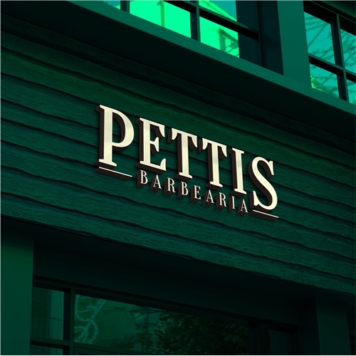 PETTIS BARBEARIA | Criação de Logo Para Beleza