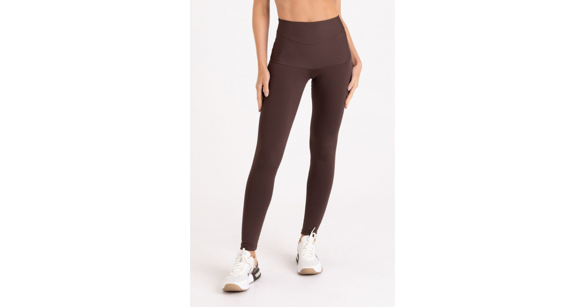 Legging Sculp® Max Feminina B.ON Marrom Expresso | Alta Compressão