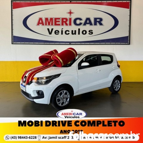 Folhacar - 2017 - Fiat Mobi FireFly Drive 1.0 (Flex) - Londrina