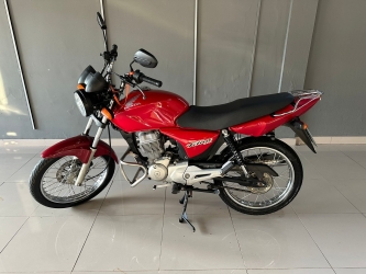 London Veiculos - 2005 Honda CG 150 Cg 150 Titan ESD Vermelho Partida Elétrica+Freio à Disco