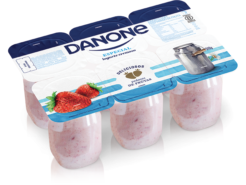 Iogurte Danone 510g Polpa Edicao Especial Morango - Loja Palato