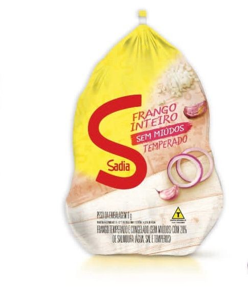 Frango Inteiro Sadia Sem Miúdos Temperado - Loja Palato