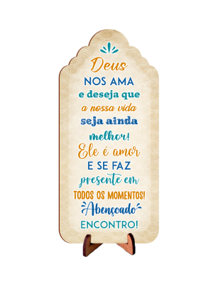 TD-027 - Tag Decorativa em MDF - Editora Bella Arte