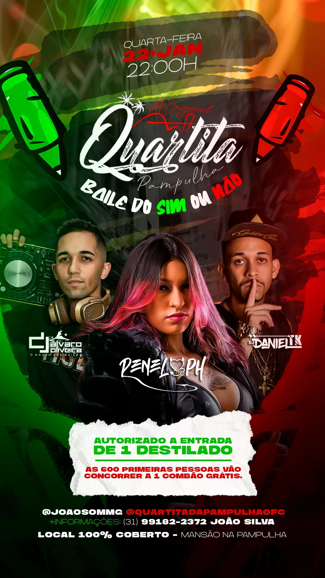 Quartita da Pampulha - A Original ©™ - Baile do SIM ou NÃO - Papun Ticket