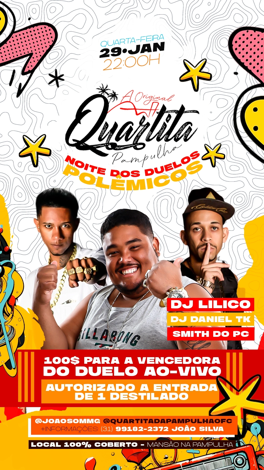 Quartita da Pampulha - A Original ©™ - NOITE DOS DUELOS POLÊMICOS - Papun Ticket