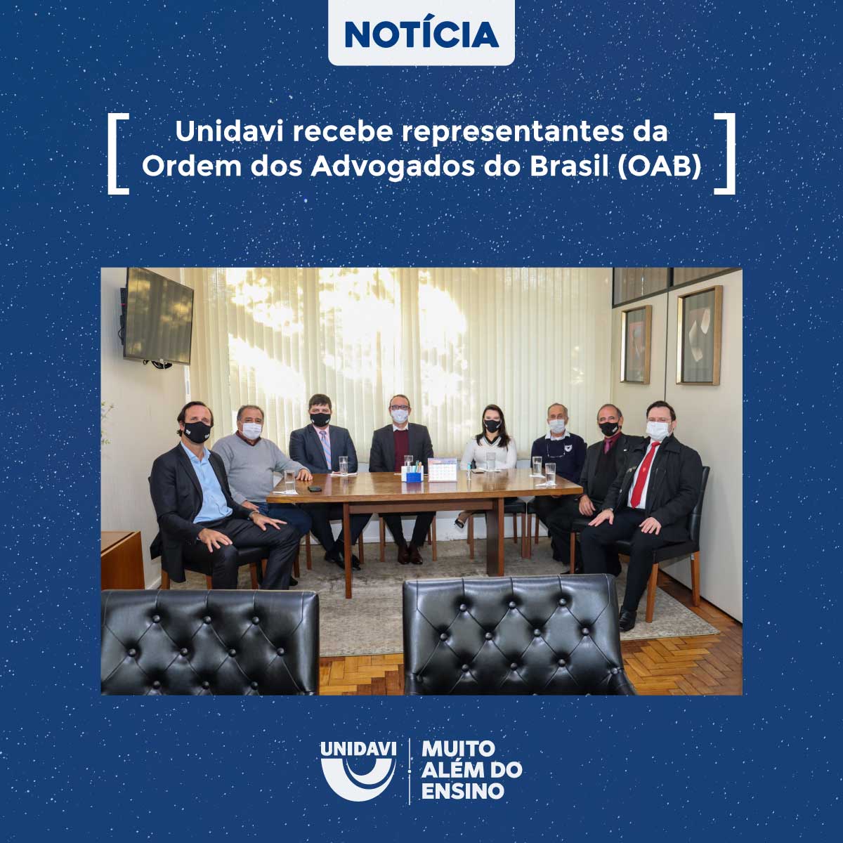 Unidavi recebe representantes da Ordem dos Advogados do Brasil (OAB)