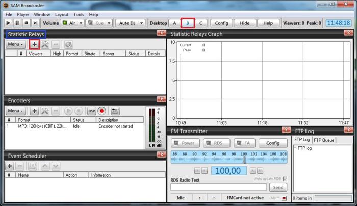 Como ativar estatísticas no SAM Broadcaster - BRLOGIC Help Center - Base de conhecimento