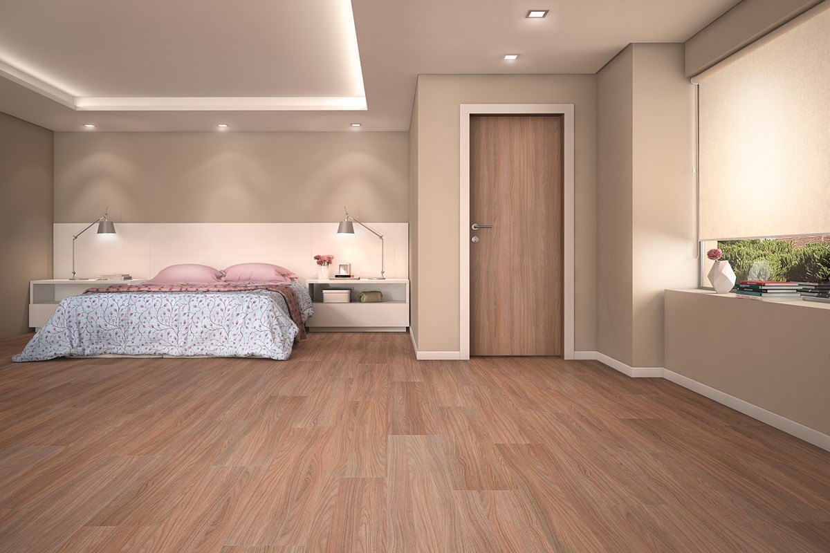 Piso Laminado Click Madeira Italian Noce Linha Prime
