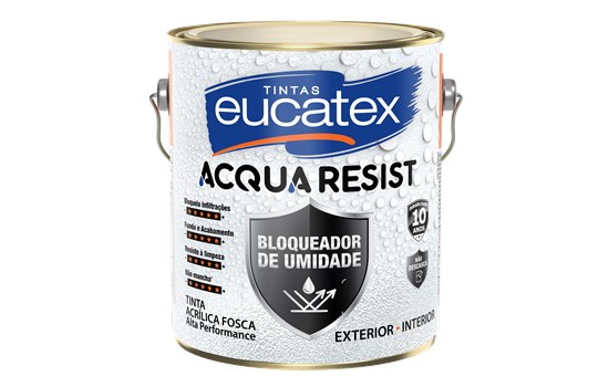 Tintas Eucatex ® - Acqua Resist – Bloqueador de Umidade