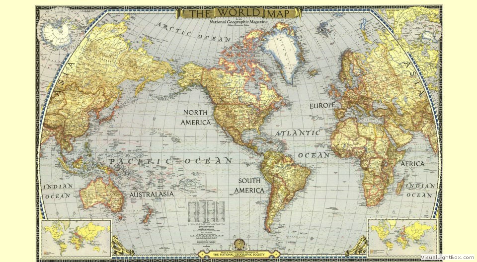 Cuadros Impresos Mapas