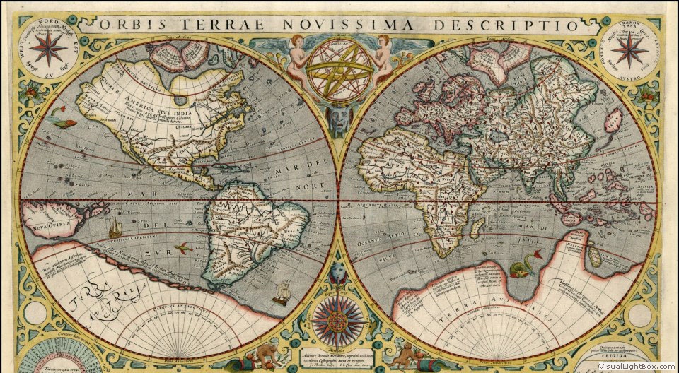 Cuadros Impresos Mapas