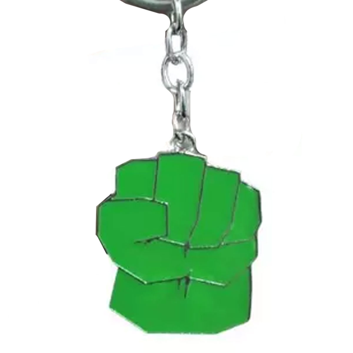 Chaveiro de metal 4,5cm 1 unidade mão do Hulk Avengers Verde - Camicado