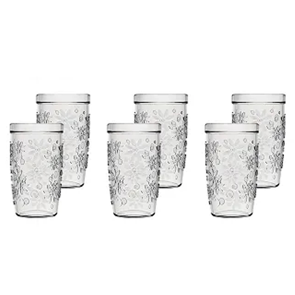 Conjunto 6 copos refrigerante suco 270ml SM Nature em Vidro - Camicado